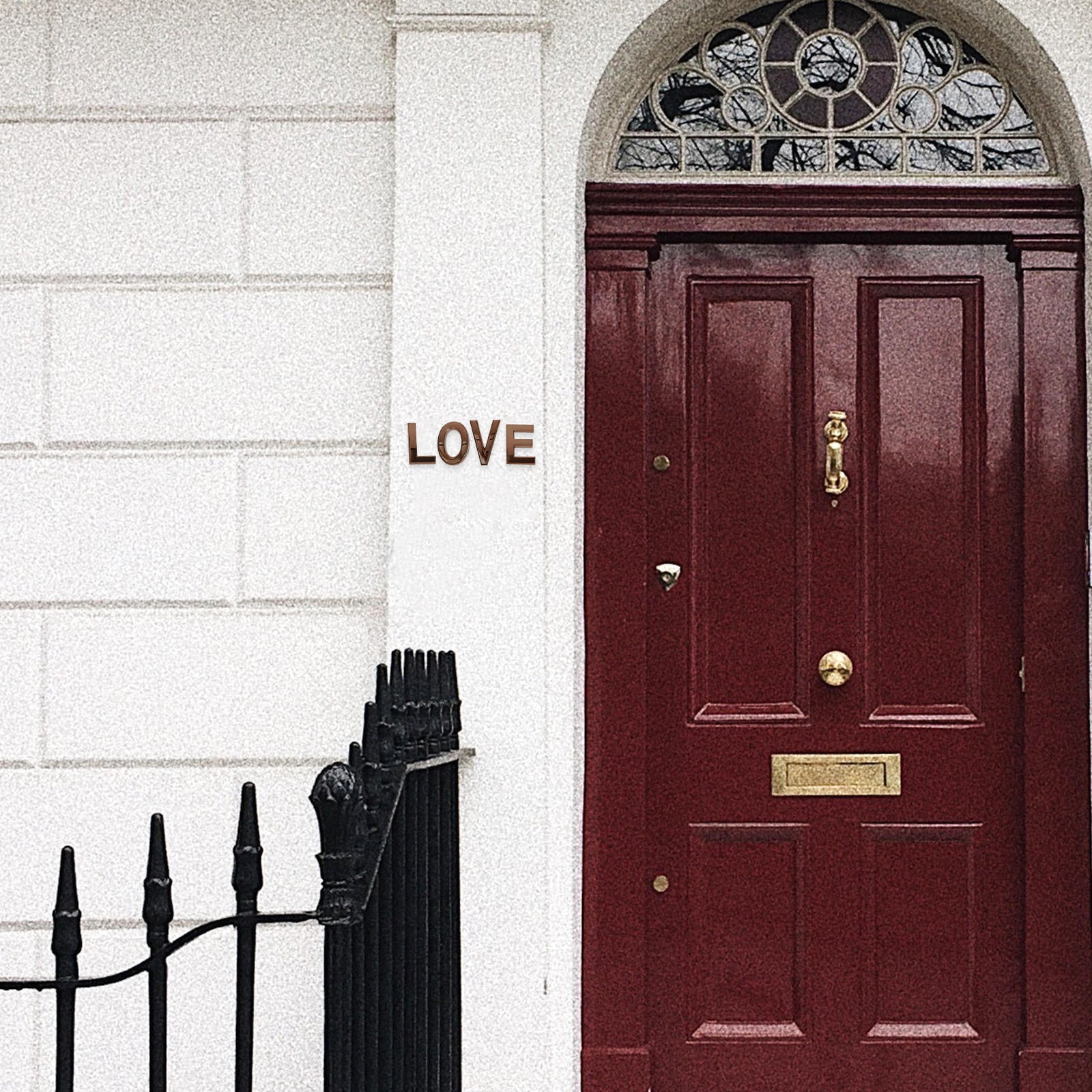 OUNONA 26 Pcs Alphanumeric Signage Door Number Signs Letters House ...