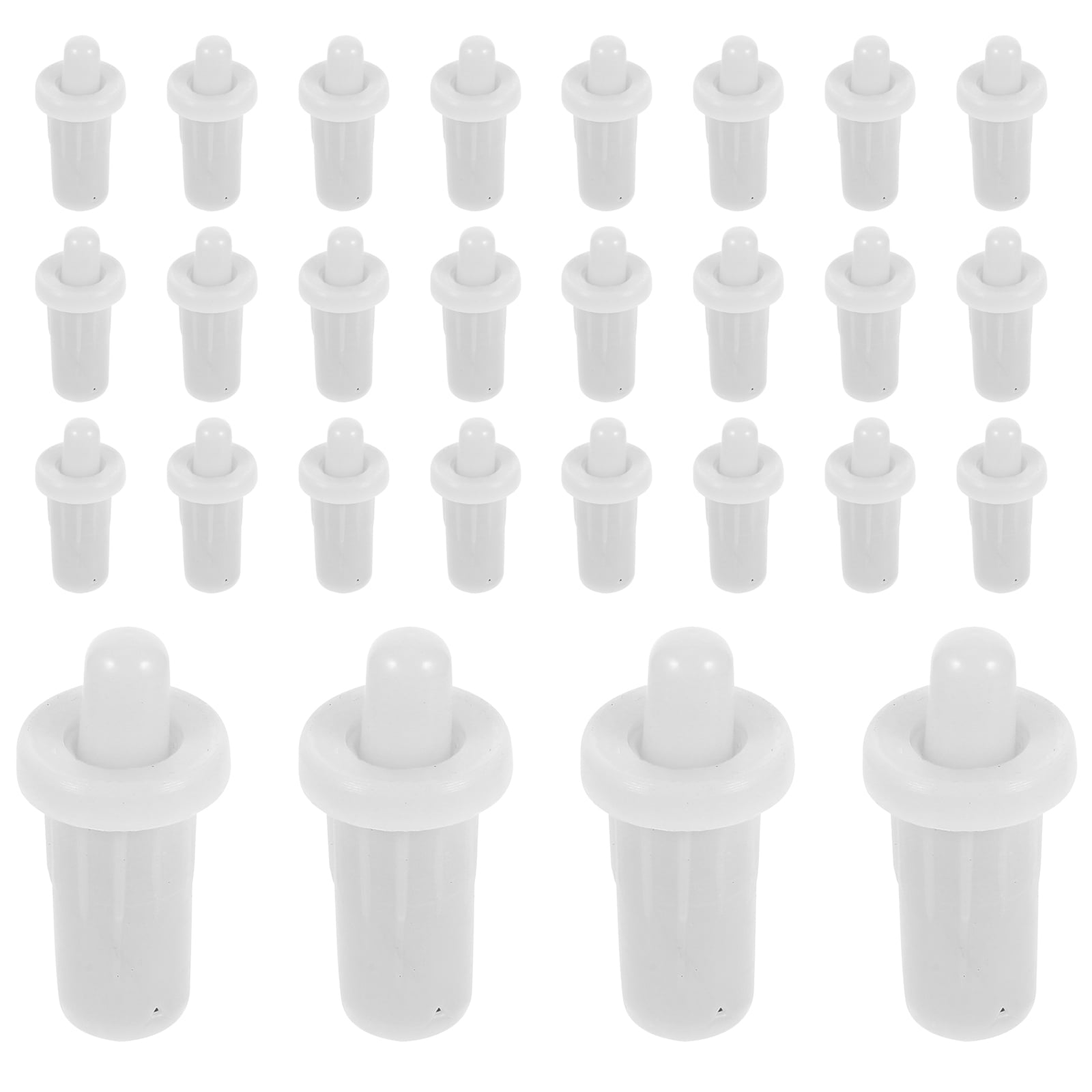 OUNONA 28pcs Telescopic Door Pins Plastic Cabinet Door Repair Pins ...