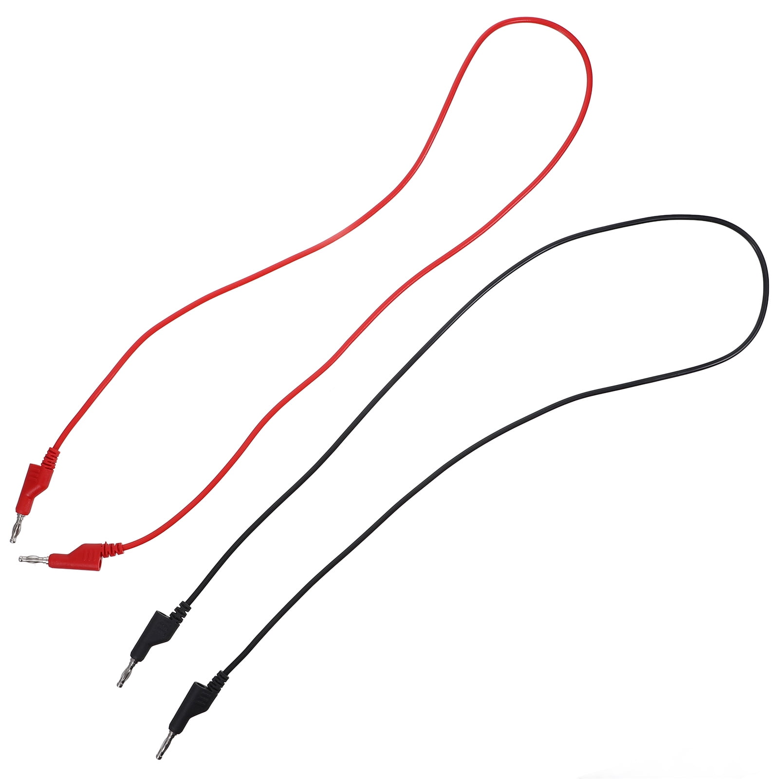 Tineasur Jump Wire Stacked Banana Plug Test Lead Cable Plastic 2PCS ...