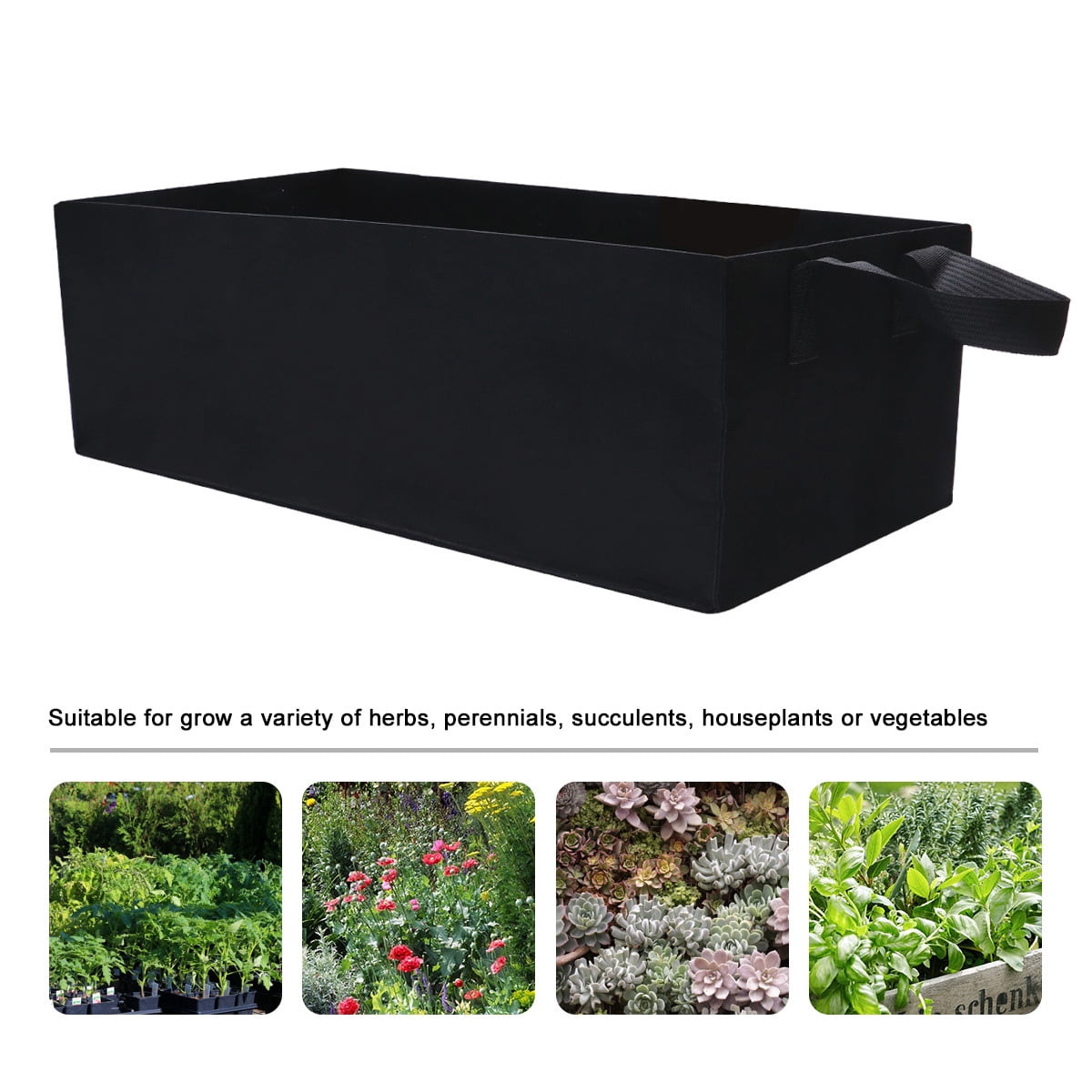 OUNONA 2PCS Plant Growing Bag Felt Potato Plant Bag Thin Tree Planting ...