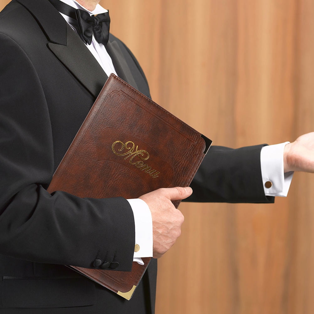 OUNONA 2PCS Reusable Menu Book Restaurant Menu Display Book Restaurant ...