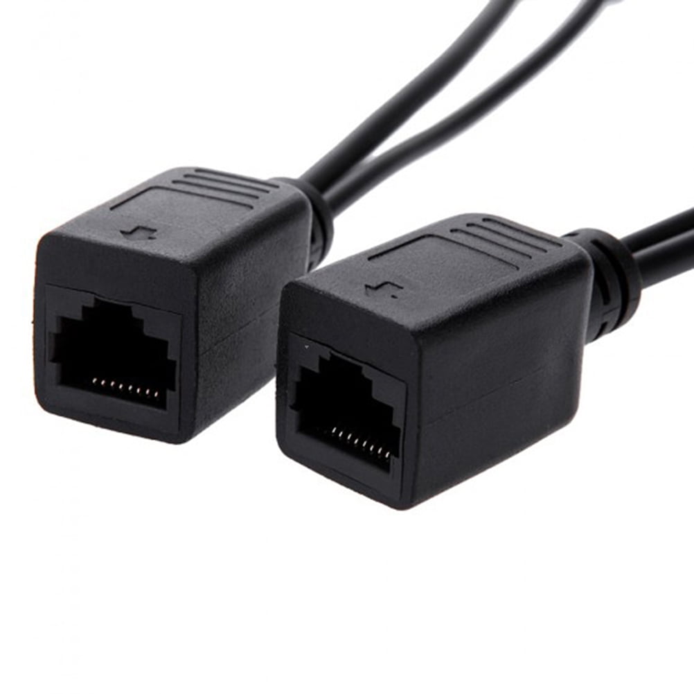 OUNONA 2PCS/Set POE Separator Connection Full Copper Cable Adapter Wire ...