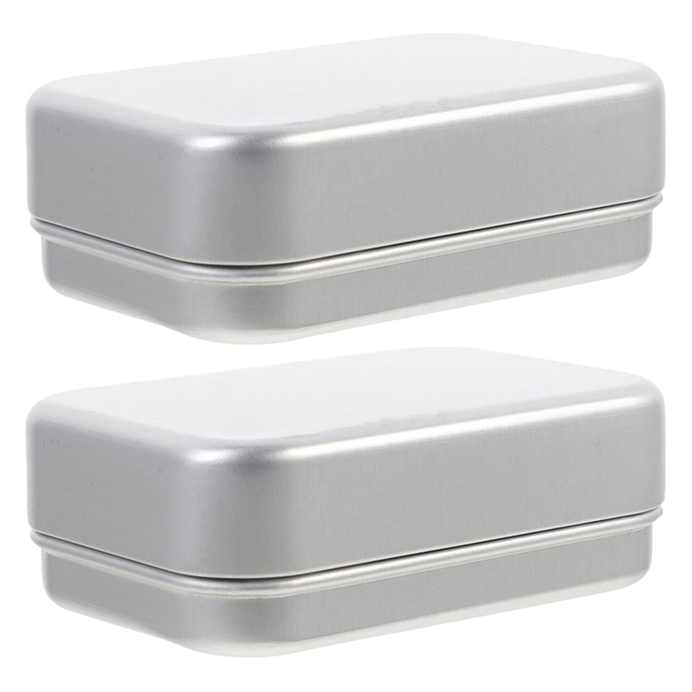 OUNONA 2Pcs Aluminum Travel Soap Container Self Draining Soap Dish ...