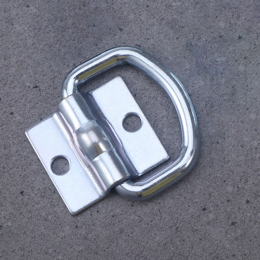 OUNONA 2Pcs D Rings Tie Down Anchors Hooks for Trailer Truck Bed ...