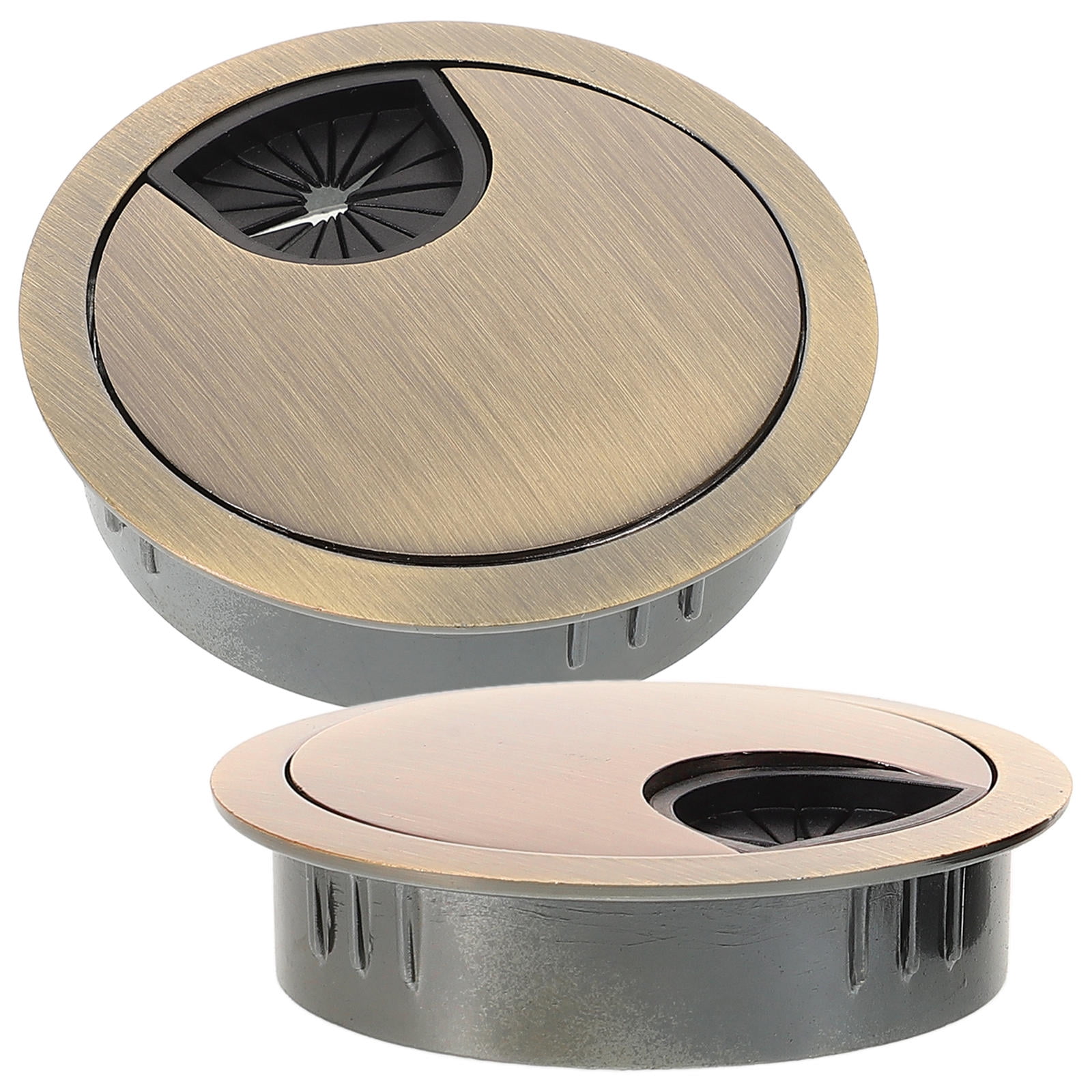 OUNONA 2Pcs Desk Wire Grommet Computer Table Cable Hole Cover Wire ...