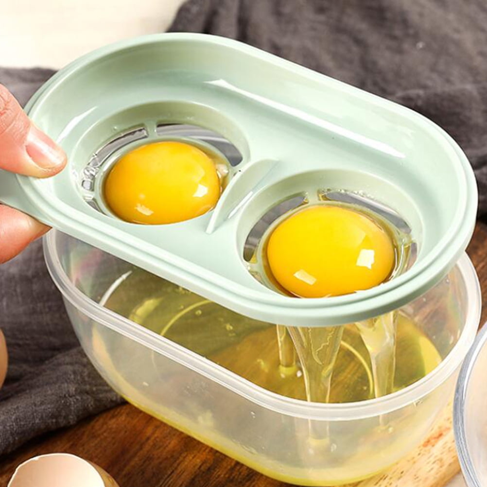 OUNONA 2Pcs Egg Separator Compact Design for Yolk and Egg White ...