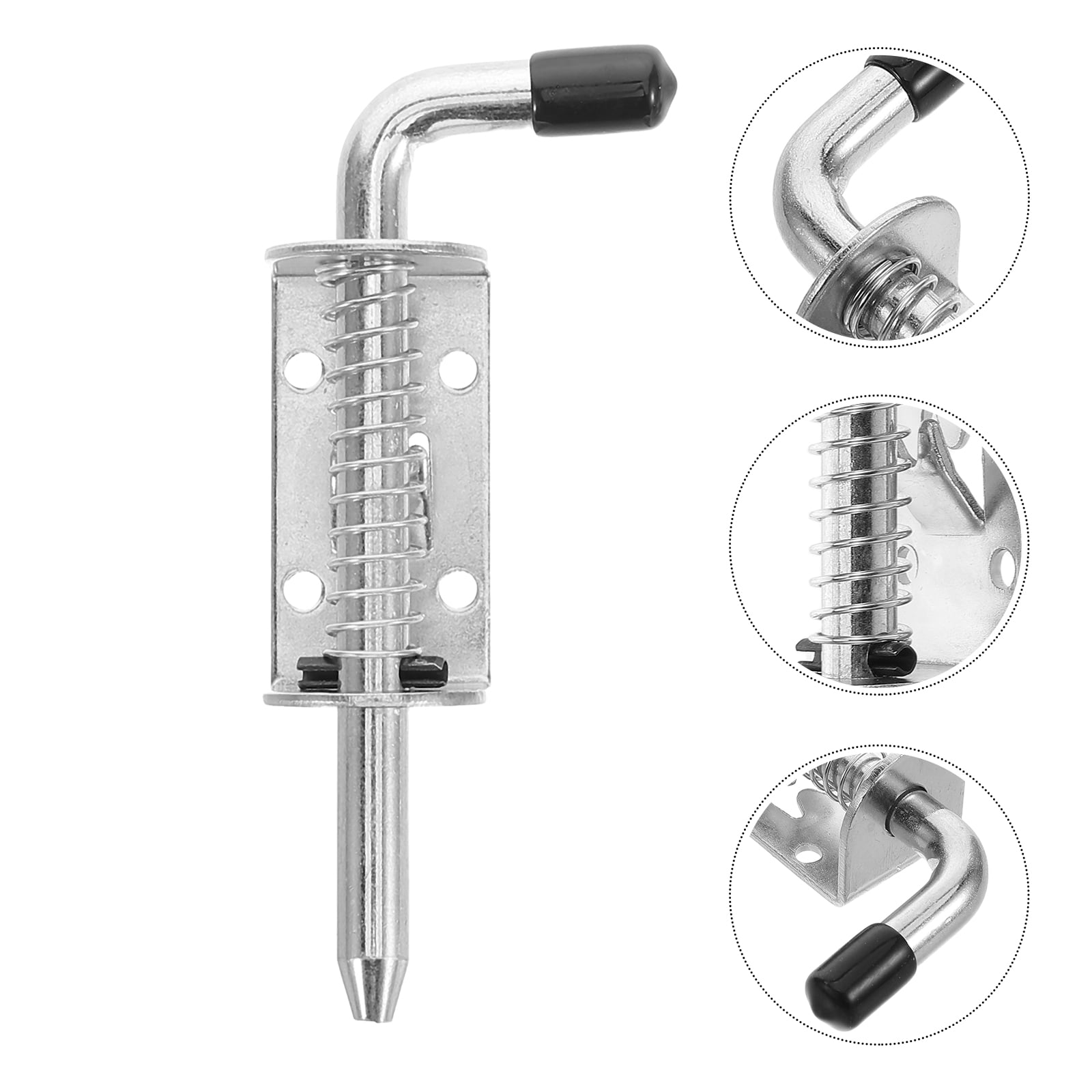 OUNONA 2Pcs Heavy Duty Iron Spring Loaded Latch Pins Mechanical Hinge ...