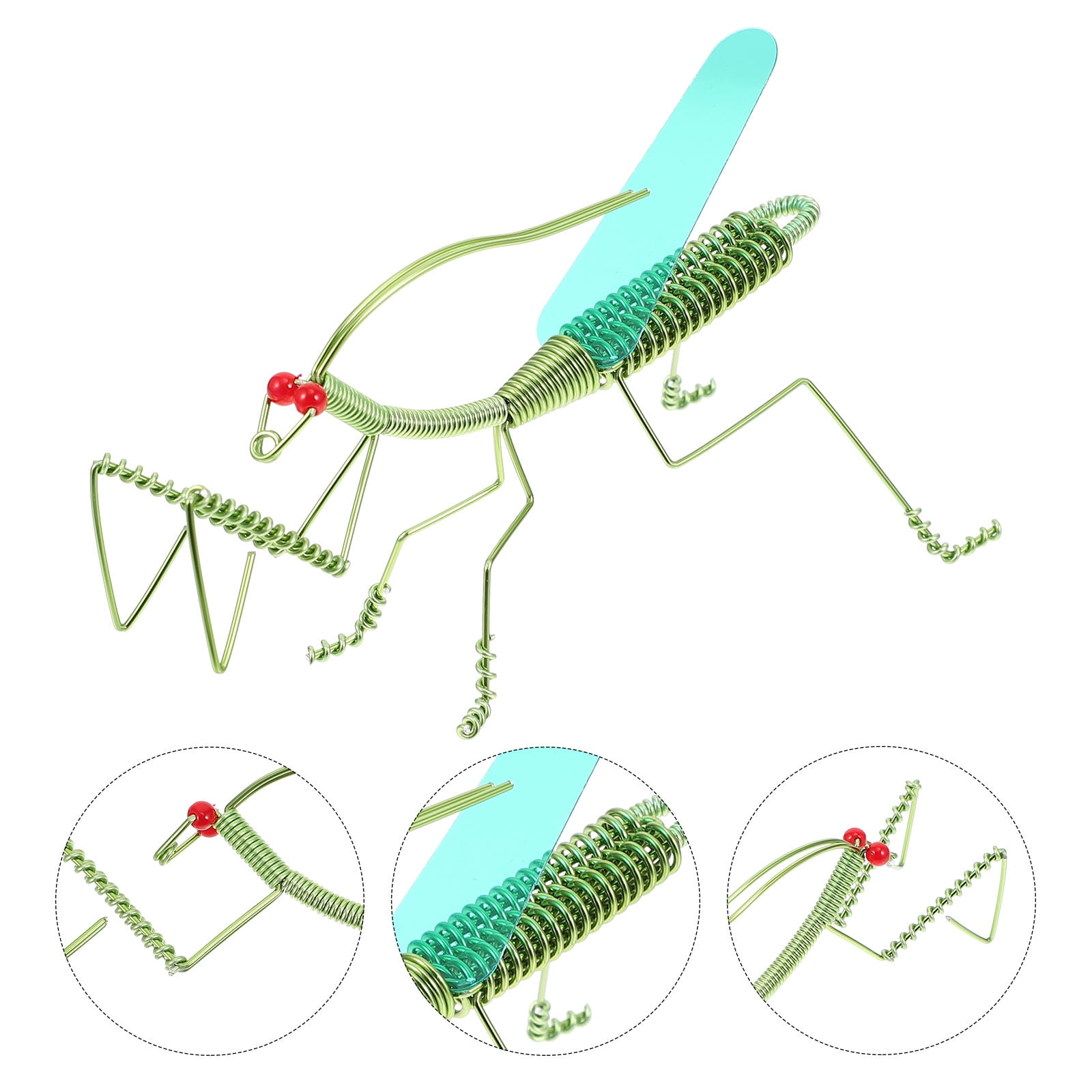 OUNONA 2Pcs Mantis Ornaments Design Plastic Insect Models For Office ...