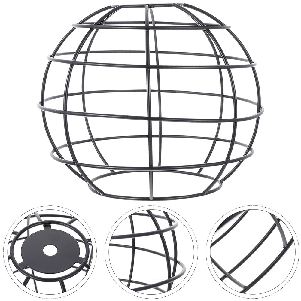 OUNONA 2Pcs Metal Lamp Shades Vintage Iron Wire Light Shade Ceiling ...