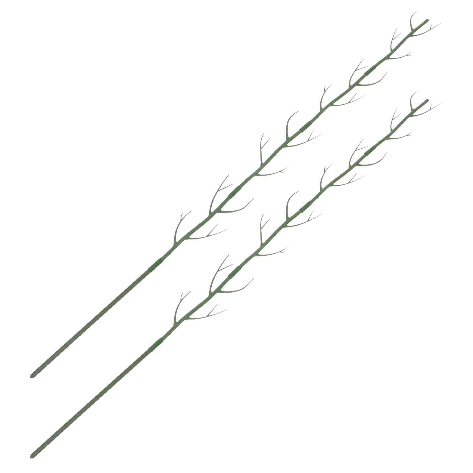 OUNONA 2Pcs PP Plant Climbing Support Stakes in Leaf Shape for Indoor ...