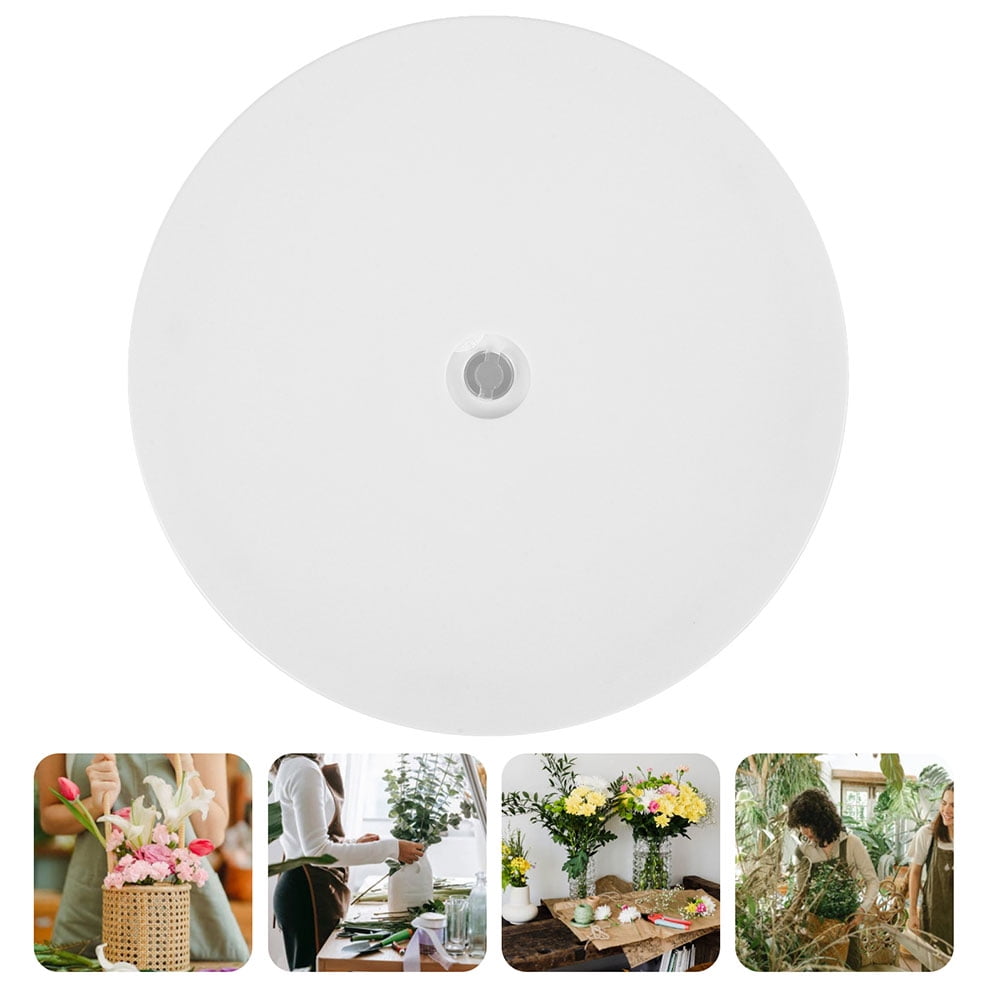 OUNONA 2Pcs Plant Pruning Base Planter Rotating Turntable Wheel Flower ...