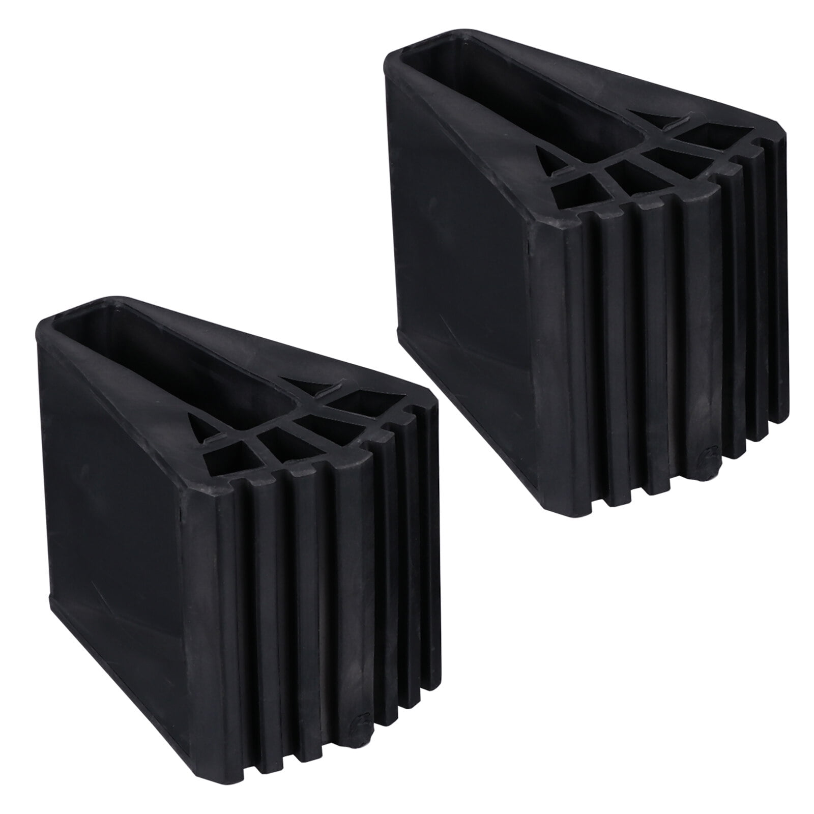OUNONA 2Pcs Rubber Ladder Foot Rest Mat Non-skid Feet Cover Folding ...
