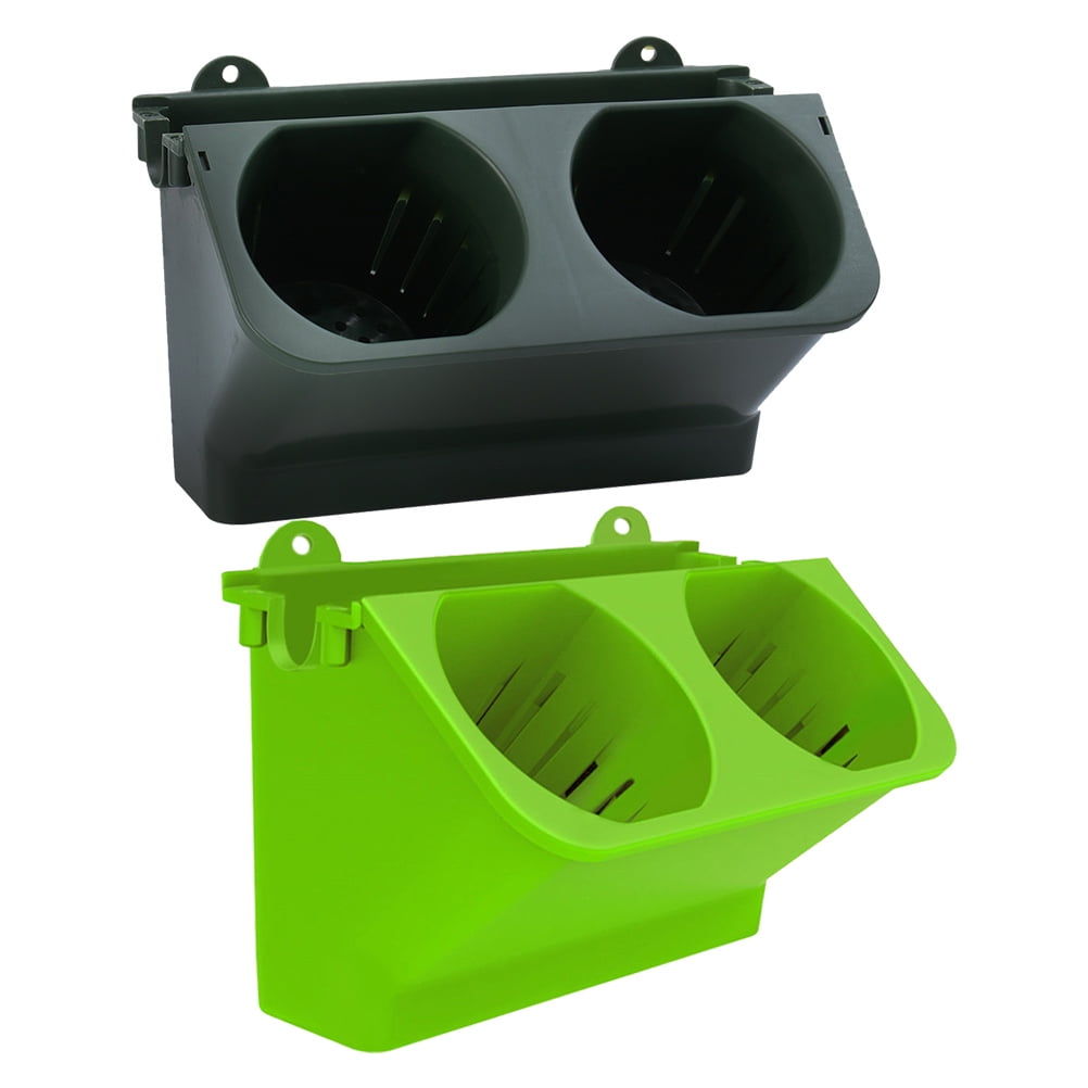 OUNONA 2Pcs Self Watering Pot Plastic Violet Pot Decorative Planter ...