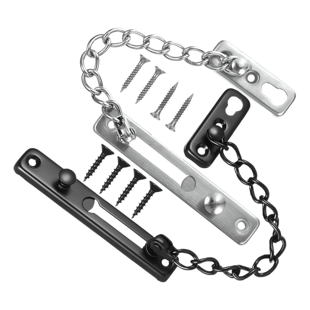 OUNONA Stainless Steel Door Chain Heavy-Duty Front Door Security ...