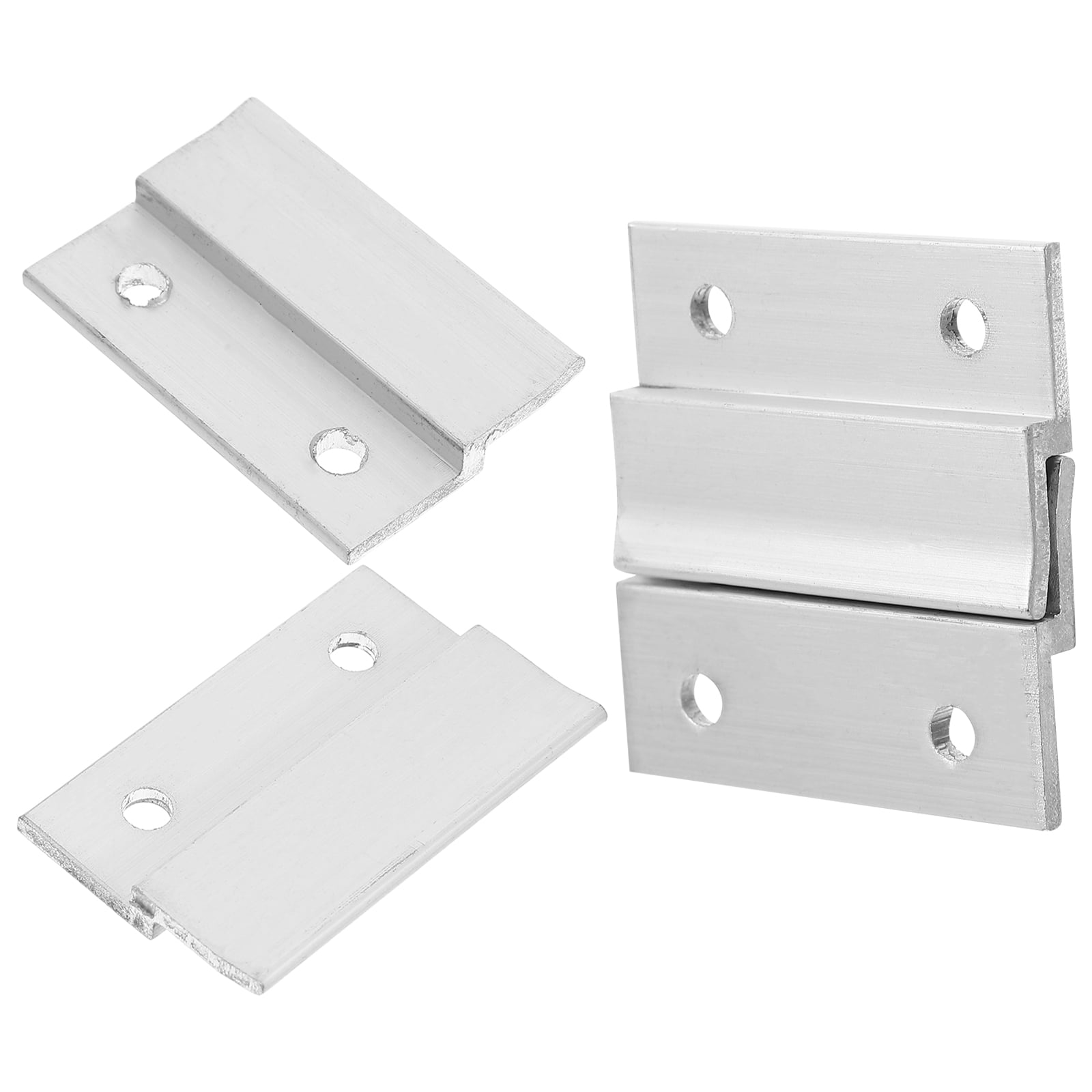 OUNONA 2Set French Cleat Picture Hanger Aluminum Z Bracket Wall Mount ...