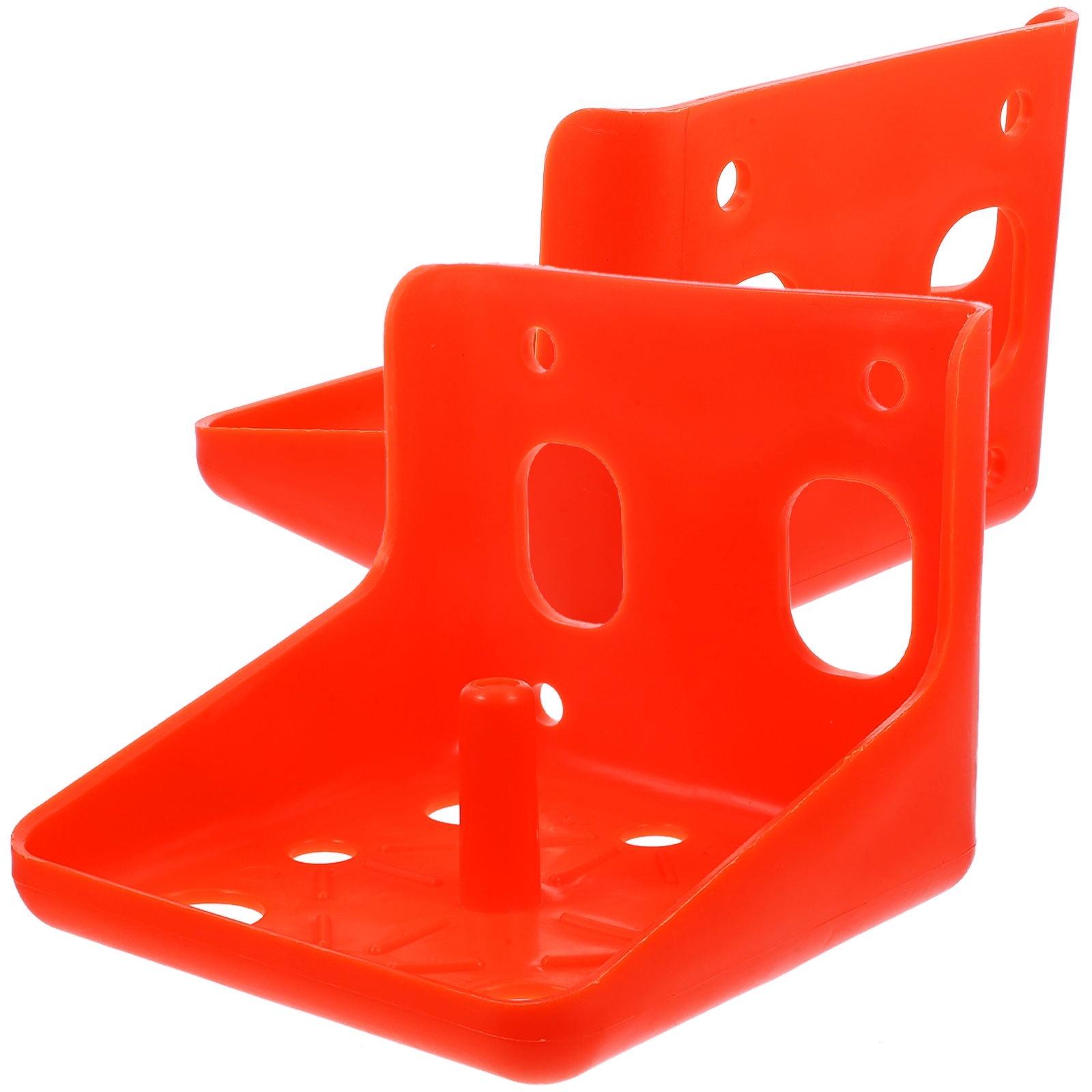 OUNONA Salt Block Holder Salt Block Feeding Boxes Orange Plastic 2Set ...