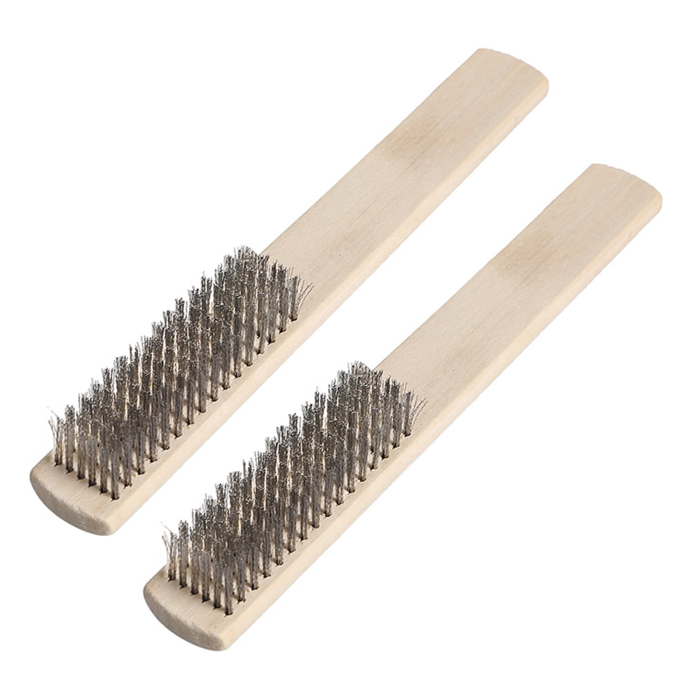 OUNONA 2Set Small Wire Multi Color Wooden for Cleaning Tools in Hard-to ...