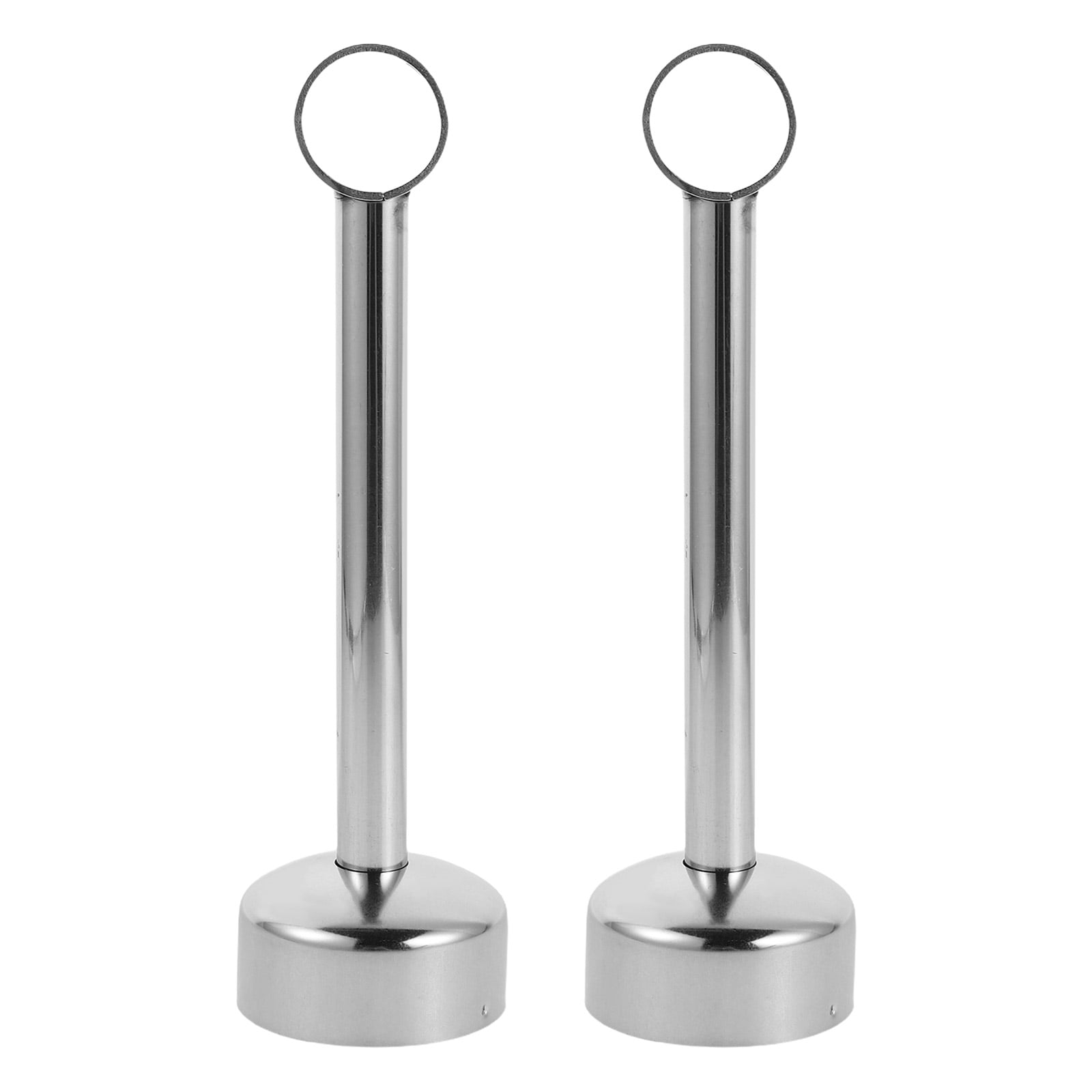 OUNONA 2Sets Heavy Duty Stainless Steel Rod Support Socket Ceiling ...