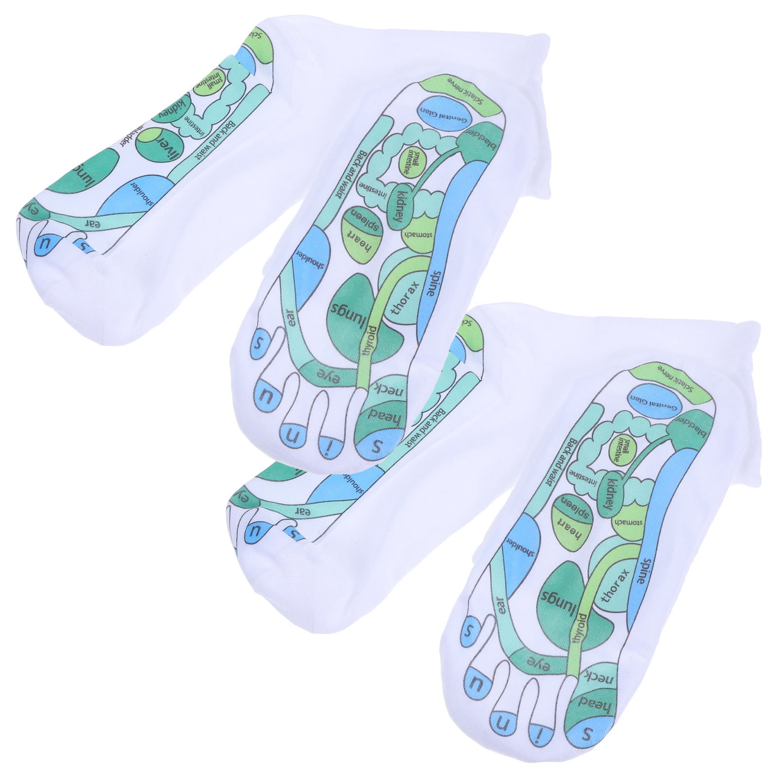 OUNONA 2pairs Reflexology Socks Foot Pain Relief For Foot Massage ...