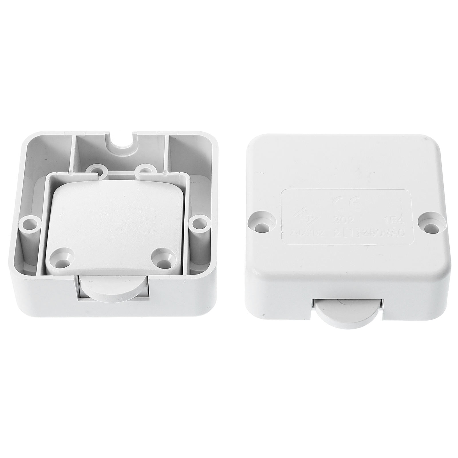 OUNONA 2pcs 250V 2A White Touch Switches for Wardrobe and Closet ...