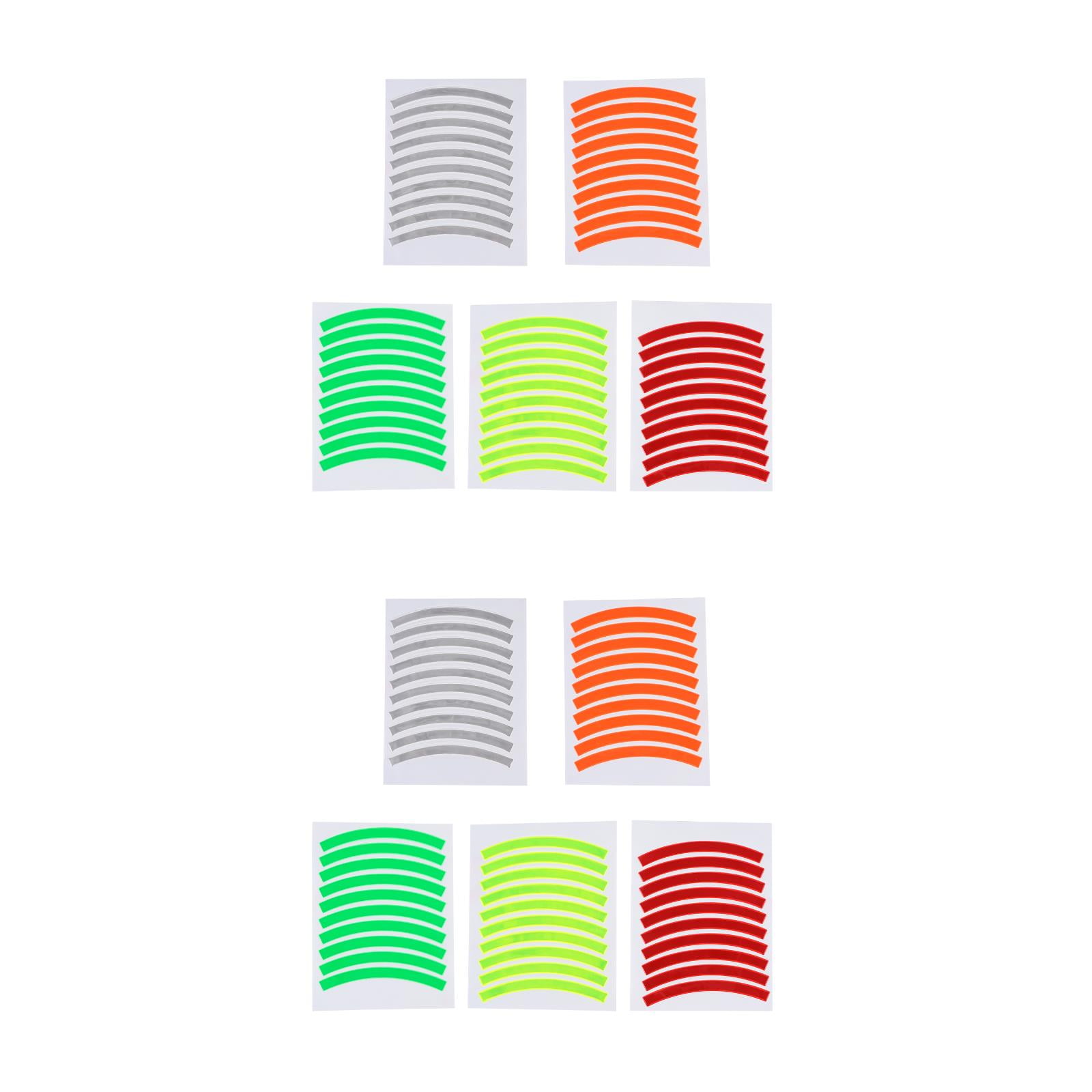 OUNONA 2pcs 5 Reflective Stickers Reflective Tape Safety Stickers ...