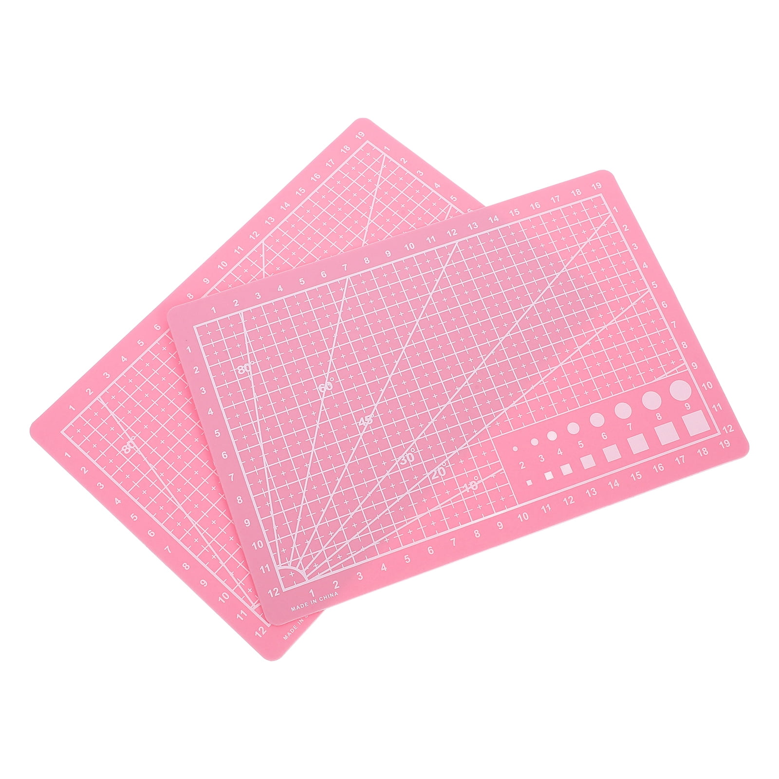 OUNONA 2pcs A5 Double-Sided Self-Healing Cutting Mat,Gridded Rotary ...