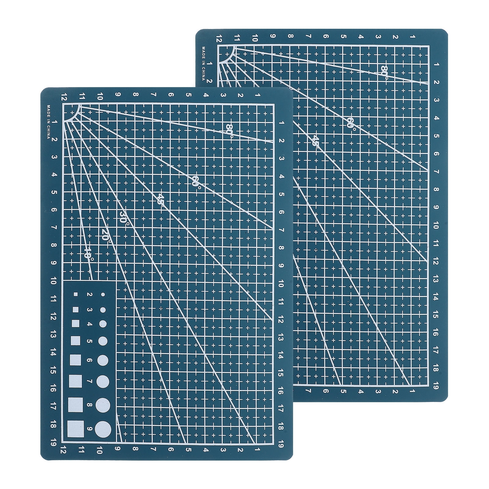 OUNONA 2pcs A5 Dual-Sided Cutting Mat, Self-Healing PVC Board with Grid ...