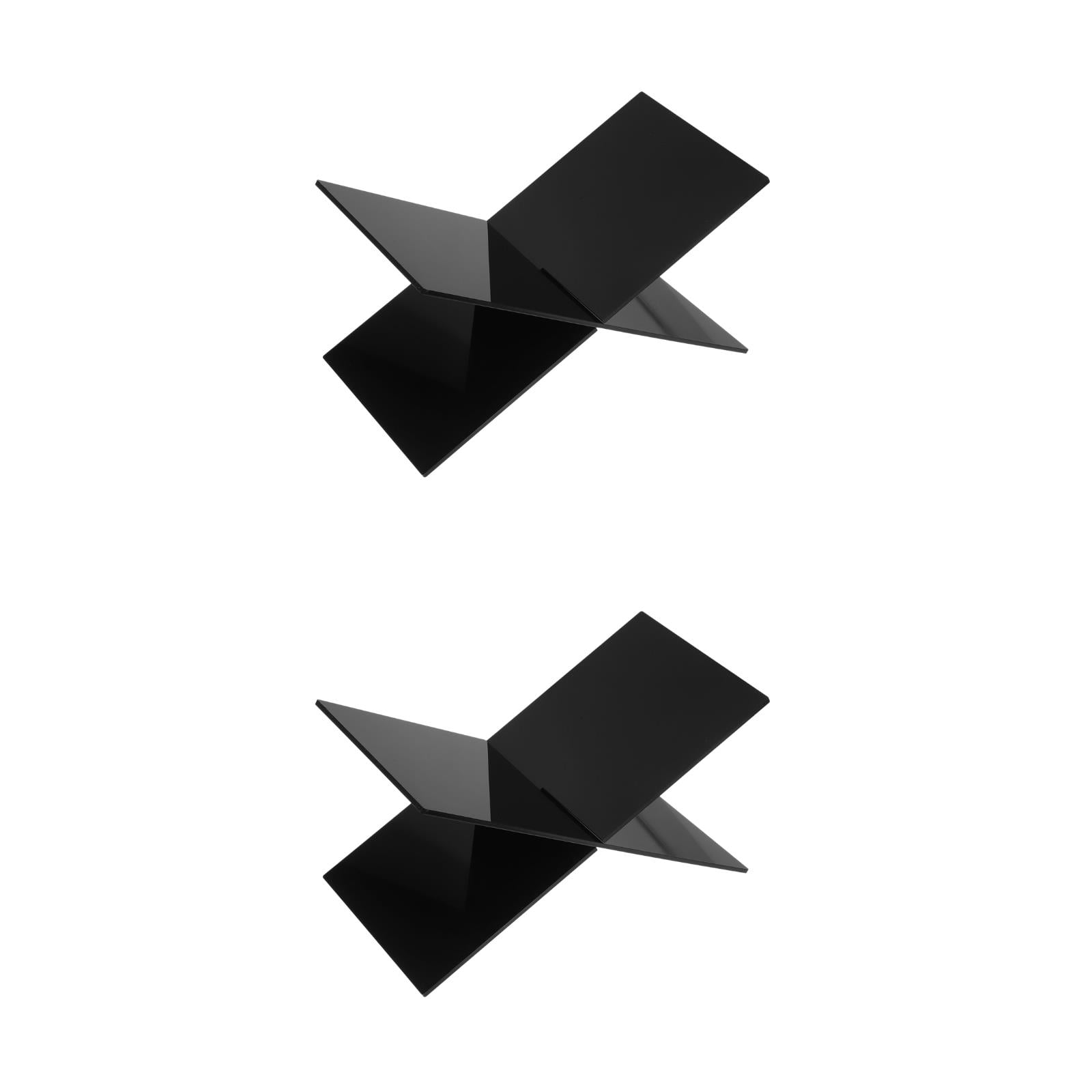 OUNONA 2pcs Acrylic Book Holder for Reading Open Large Book Stand ...