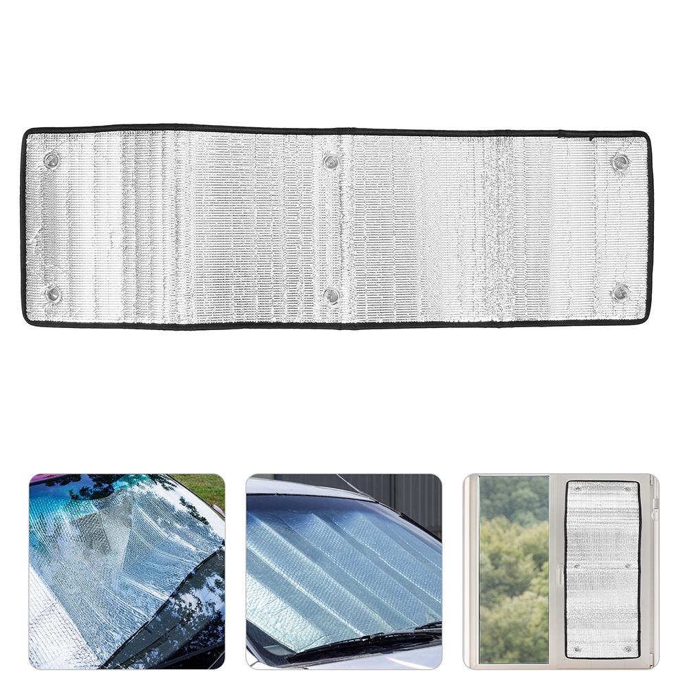 OUNONA 2pcs Aluminum Foil Insulation Film Roof Windows Privacy Sun ...