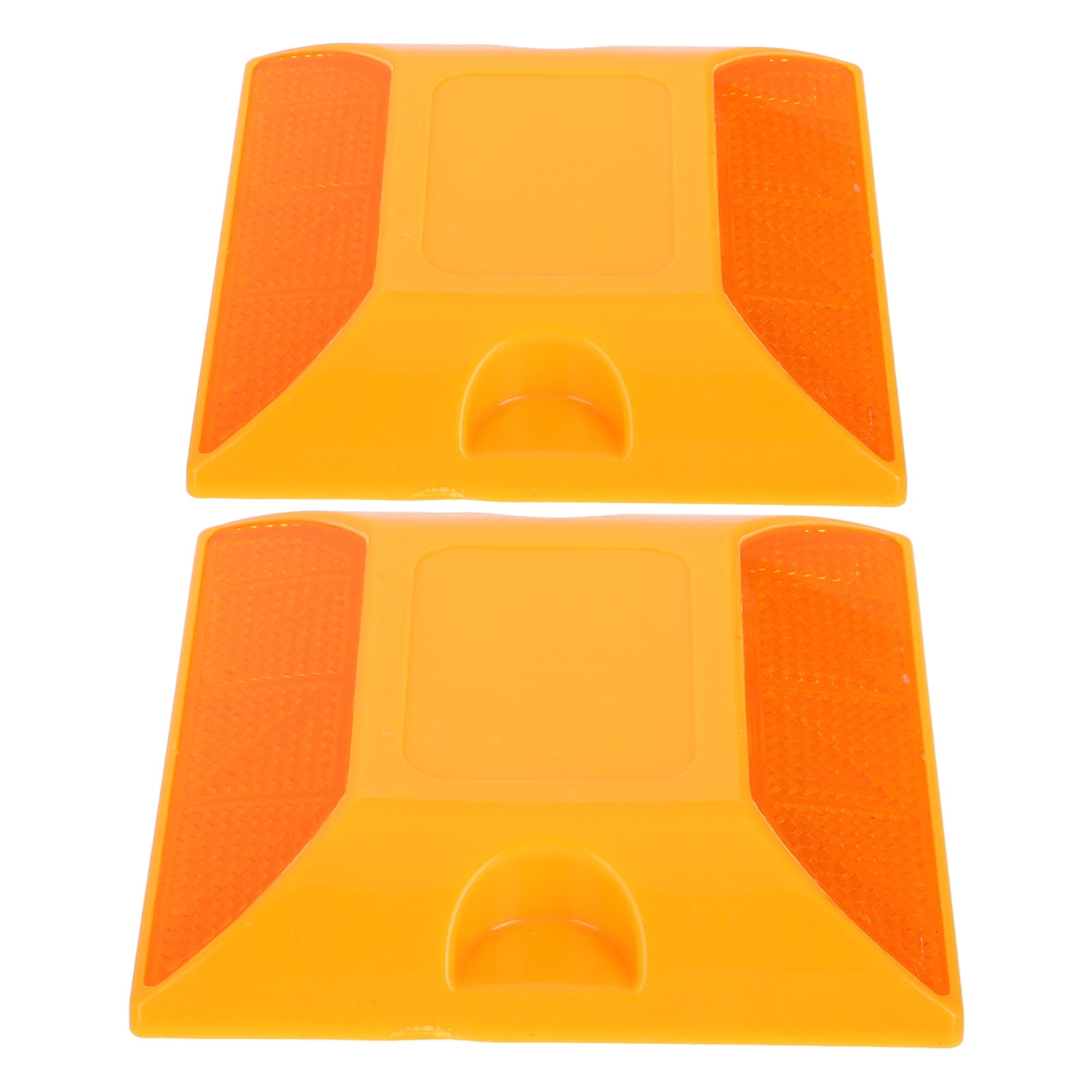OUNONA 2pcs Aluminum Reflective Road Markers Outdoor Driveway ...