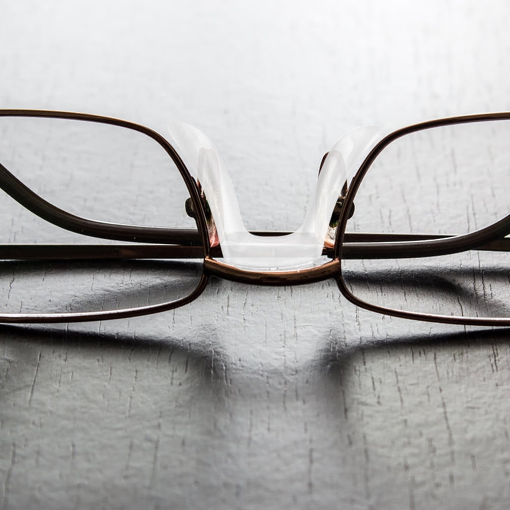 OUNONA 2pcs Anti Slip Silicone Eyeglass Nose Pads Soft Nose Bridge ...