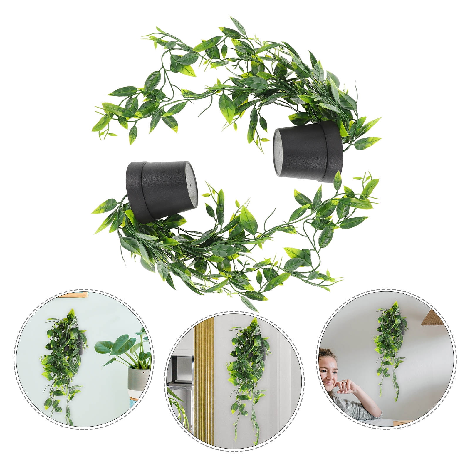 OUNONA 2pcs Artificial Hanging Plants Hanging Artificial Plants Vines ...