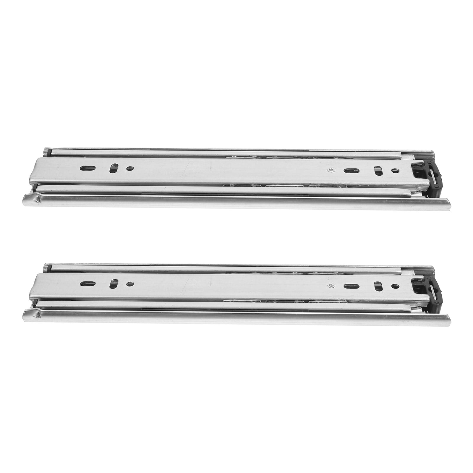 OUNONA 2pcs Ball Bearing Drawer Slides Without Lock 10 Inches Side ...