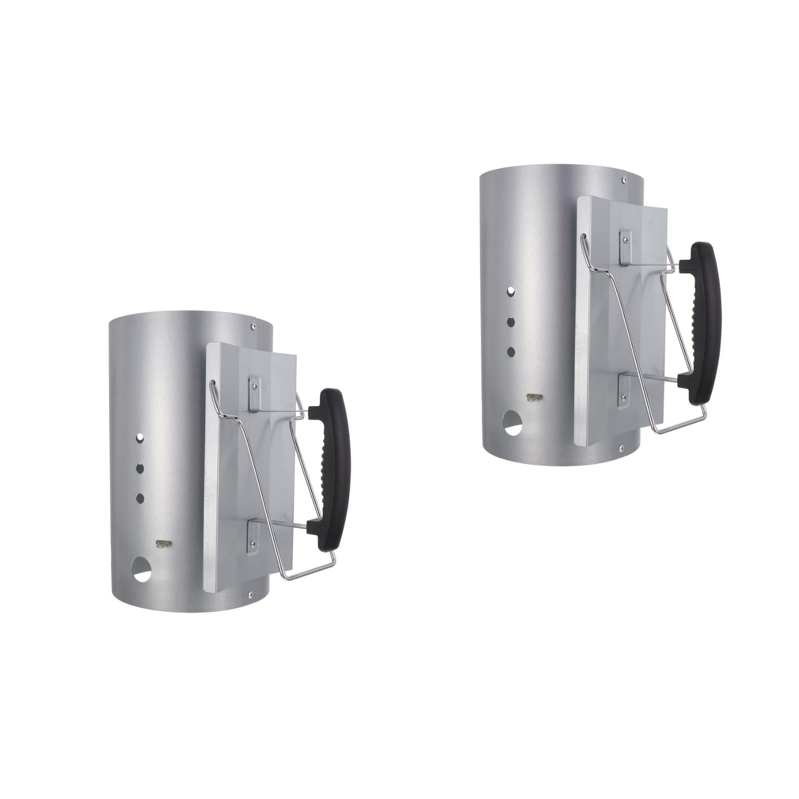 OUNONA 2pcs Barbecue Chimney Starter Charcoal Burner Fire Stove Party ...