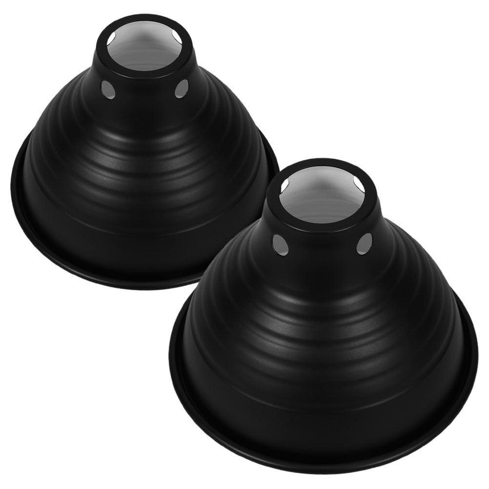 OUNONA 2pcs Basking Lamp With Reflector Dome Heat Transmitter Reptile ...