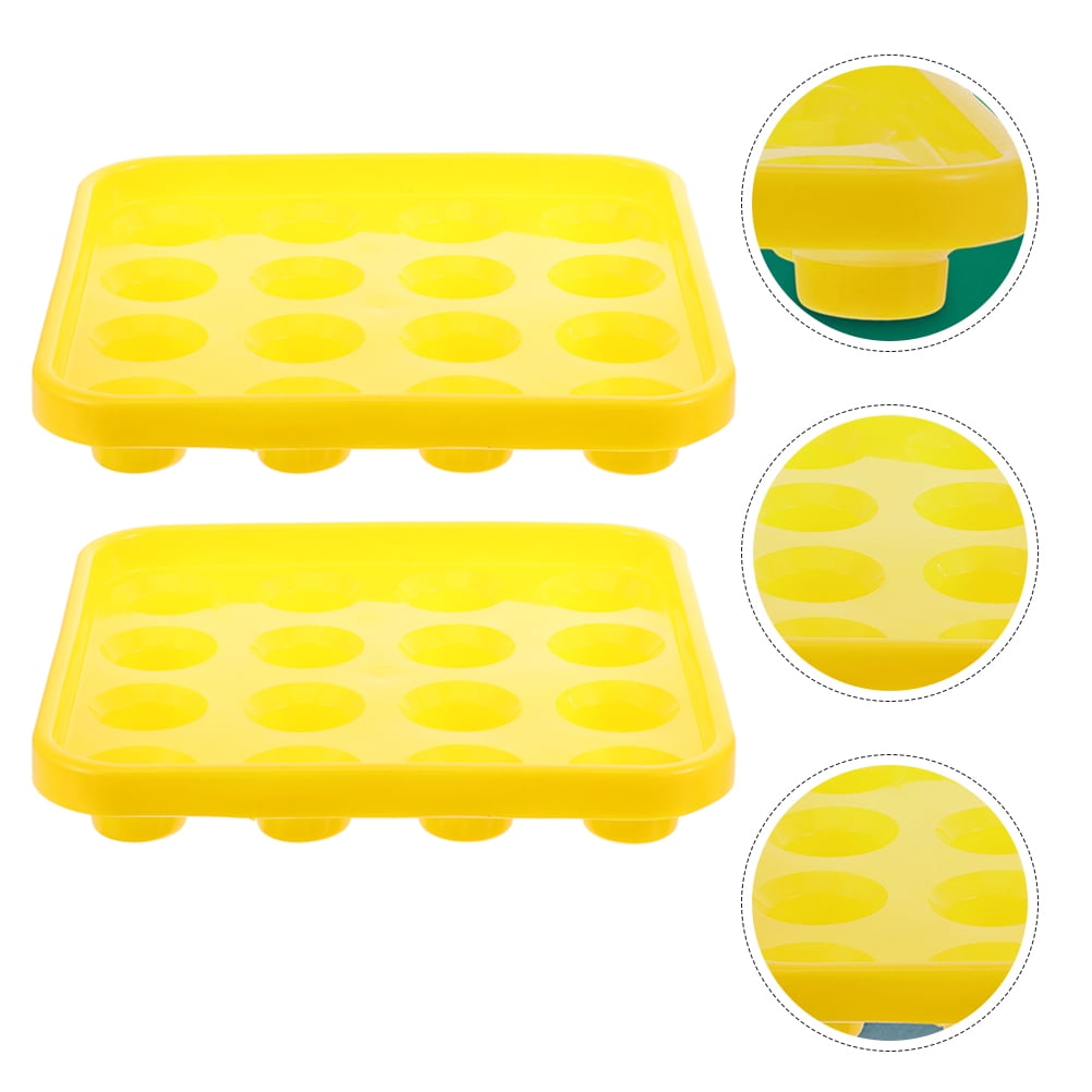 OUNONA 2pcs Billiard Pool Ball Tray Ball Carrying Tray Plastic Snooker ...