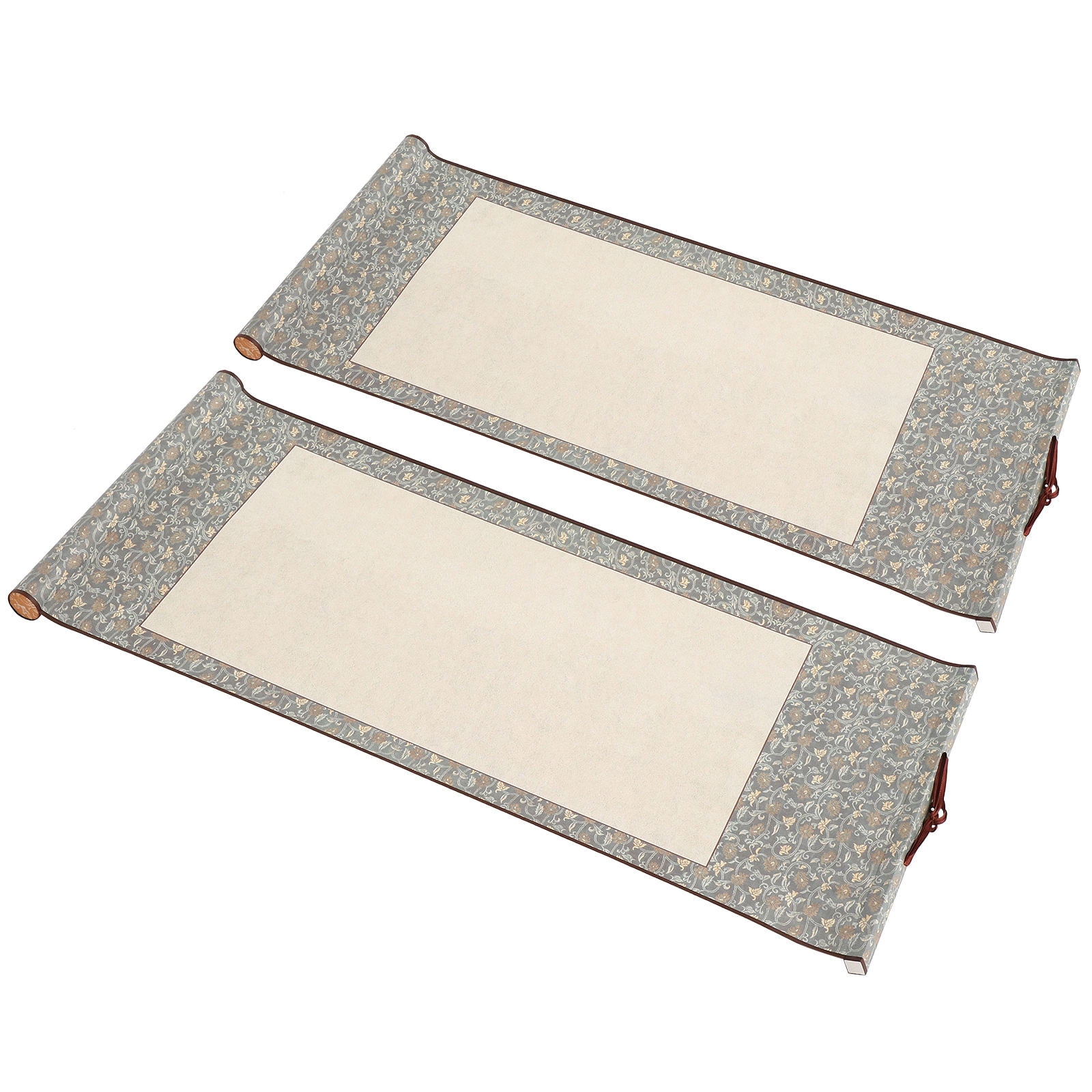 OUNONA 2pcs Blank Hanging Scroll Painting Scroll Chinese Rice Paper ...