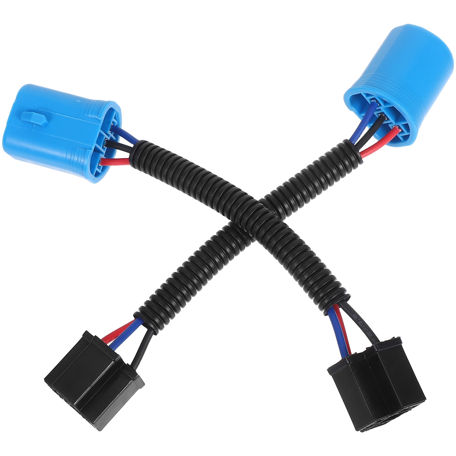 OUNONA 2pcs Car Headlight Conversion Cable 9007-11 to H4-21 Headlight ...