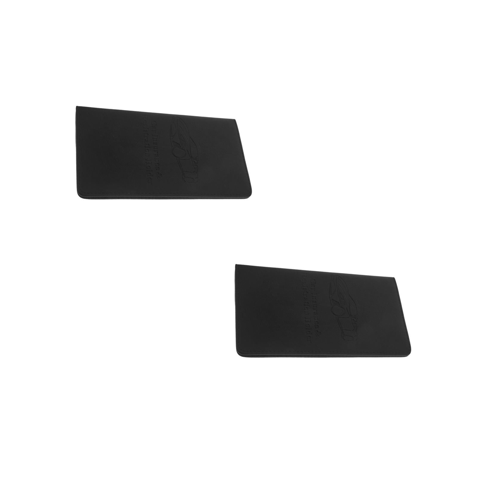 OUNONA 2pcs Car Registration And Insurance Holder Pu Holder For Driver ...