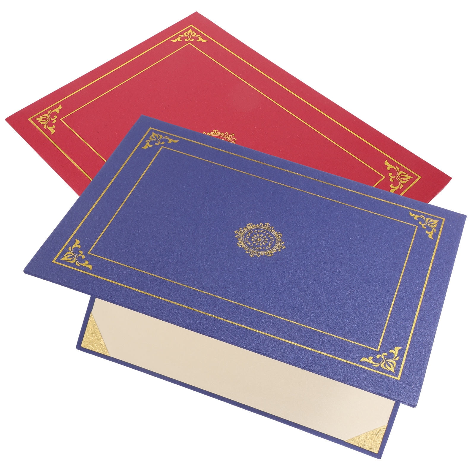 OUNONA 2pcs Certificate Cover Document Cover Award Certificates Cover ...