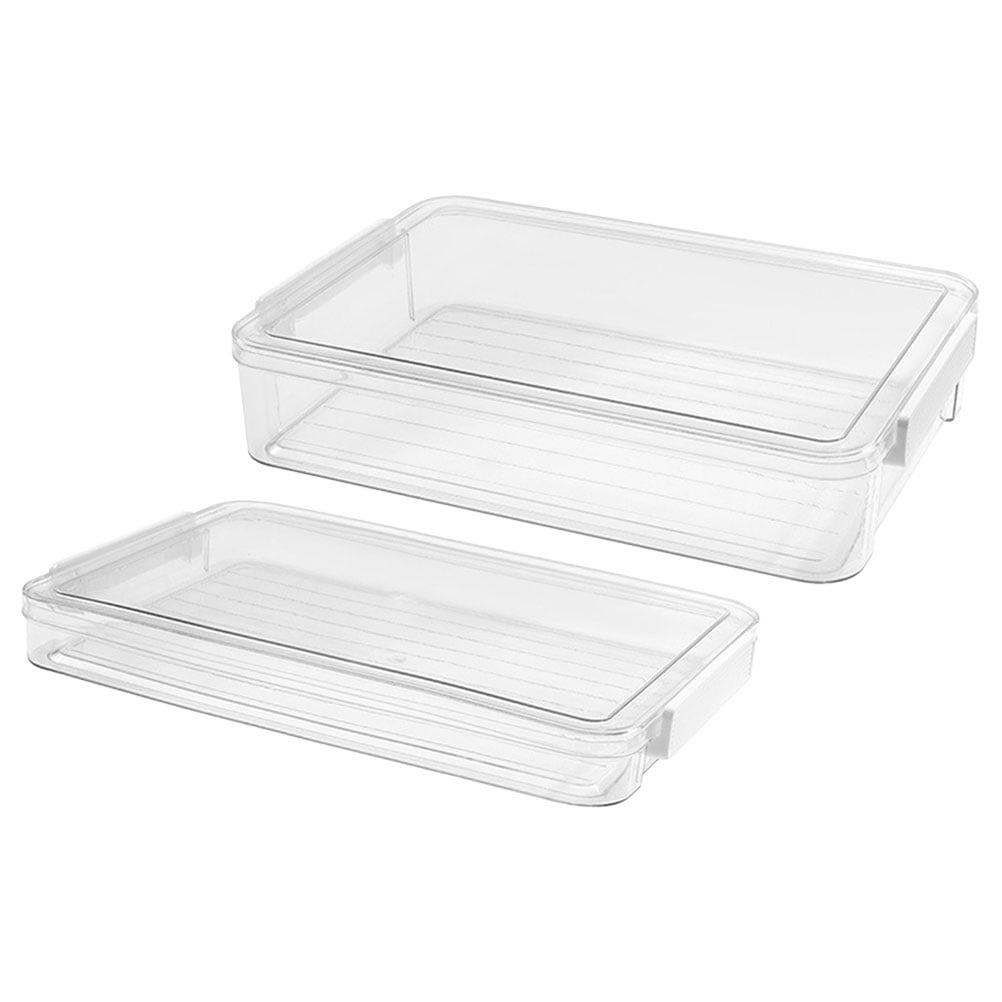 OUNONA 2pcs Certificate Holder Case Box Desktop Files Organizer File ...