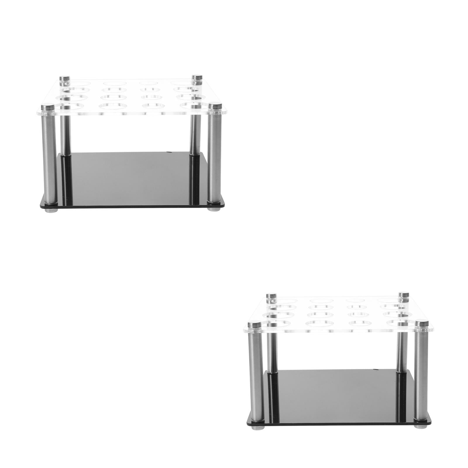 OUNONA 2pcs Chess Piece Holder Acrylic Chess Molds Rack Chess Piece ...