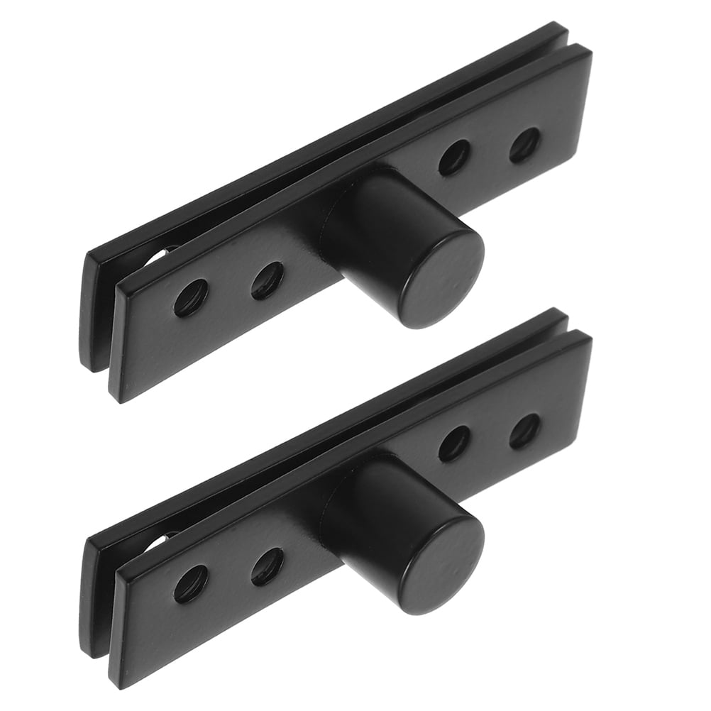 OUNONA 2pcs Concealed Stainless Steel Pivot Door Hinges Heavy Duty 360 ...