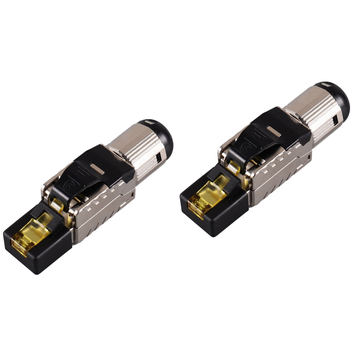 OUNONA 2pcs Connector Cat8 Ethernet Cable End Crimp Ethernet Cable ...
