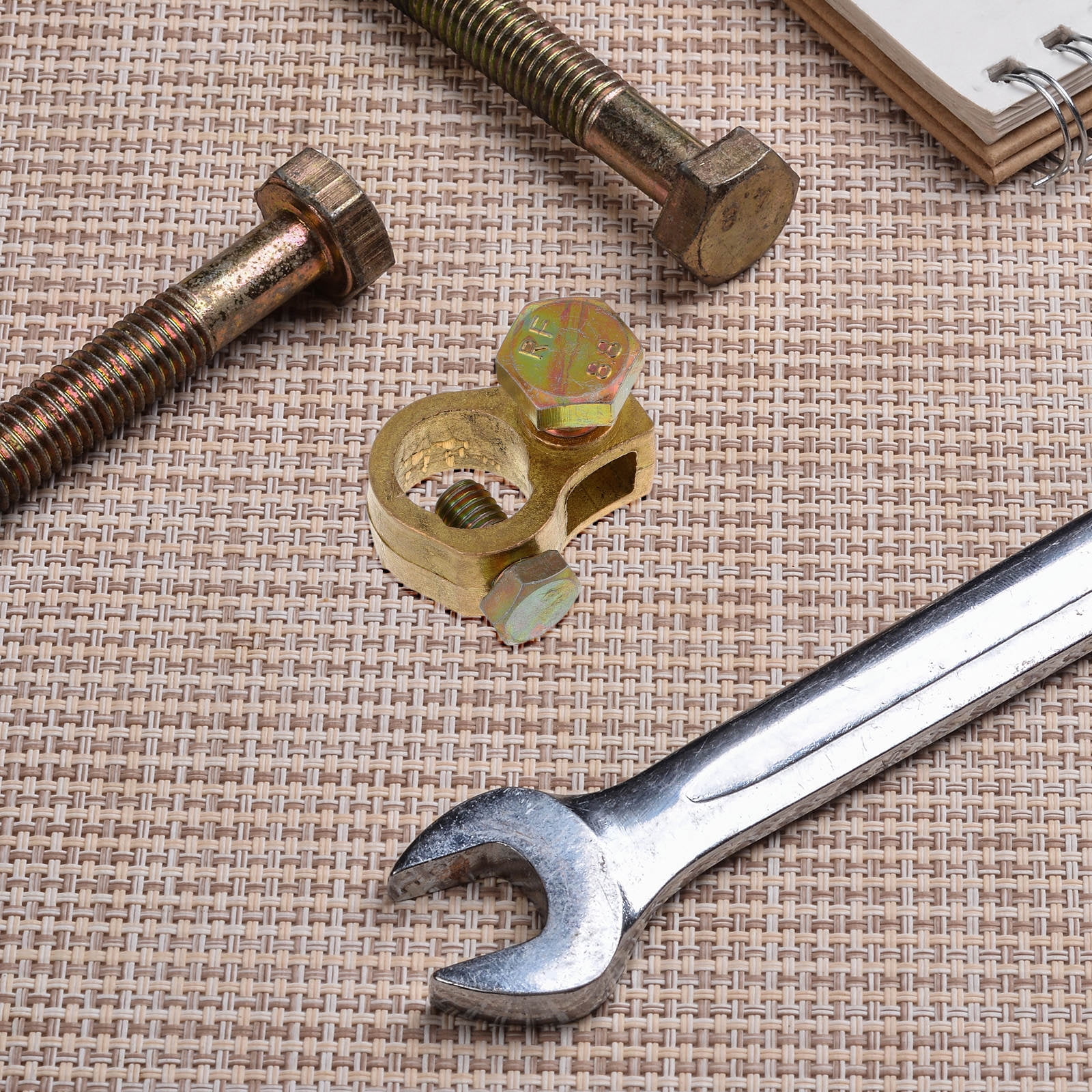 OUNONA 2pcs Copper Battery Terminal Clamps For Truck Batteries Quick ...