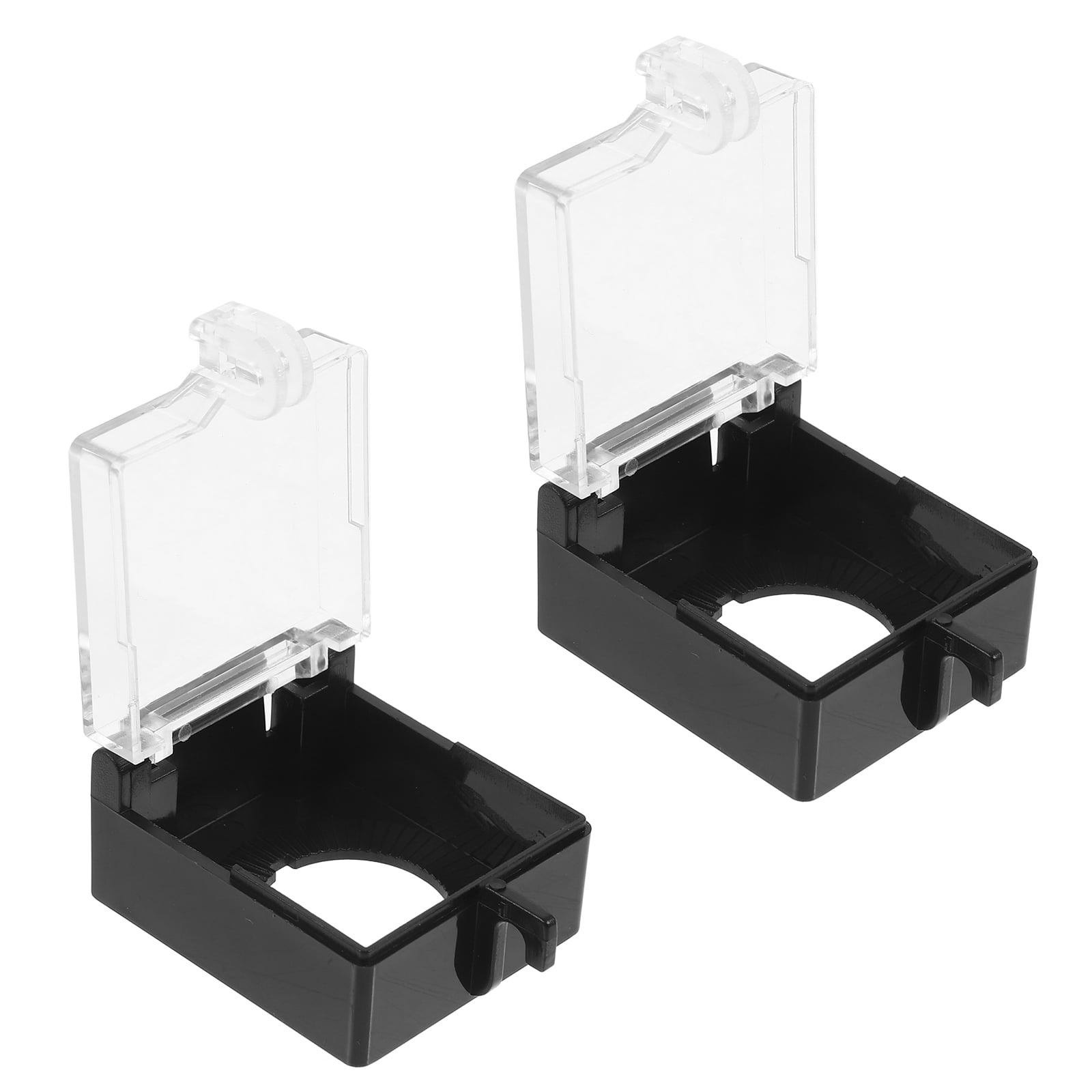 OUNONA 2pcs Cover Guard 22mm Lockable Stop Button Protector Push Button ...