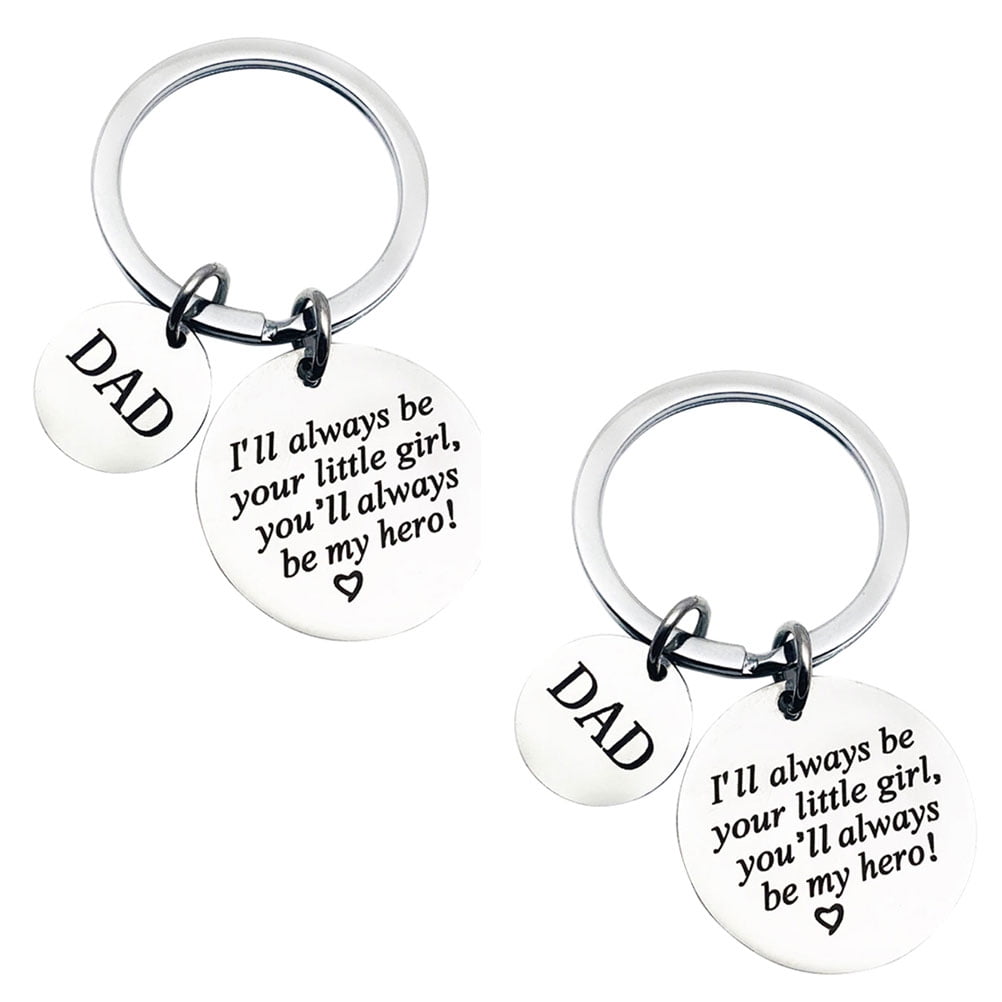 OUNONA 2pcs Creative Keychains Meaningful Key Holder Unique Key Ring ...