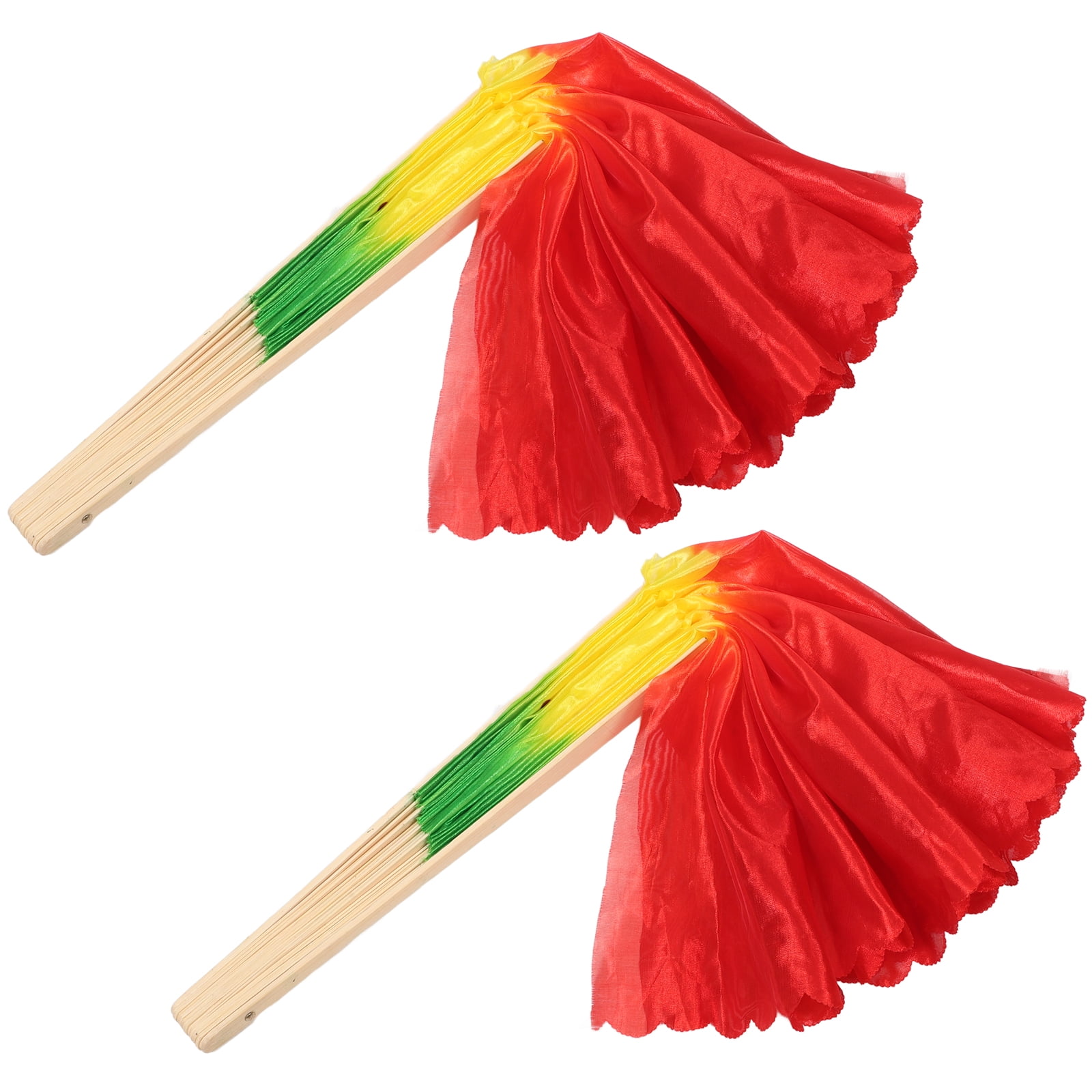 OUNONA 2pcs Dancing Fan Large Dance Fan Exercise Fan Decor Practice for ...
