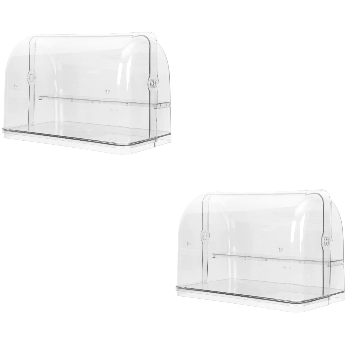 OUNONA 2pcs Doll Figure Storage Box Cartoon Figure Doll Display Box ...