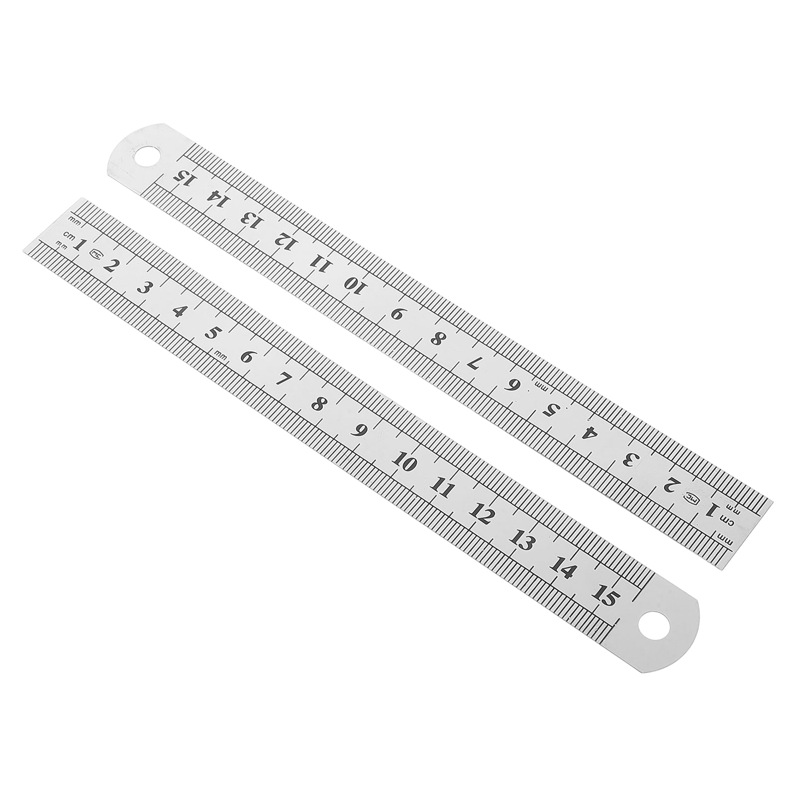 OUNONA 2pcs Double Side Drafting Ruler Dual Scale Metric Ruler ...